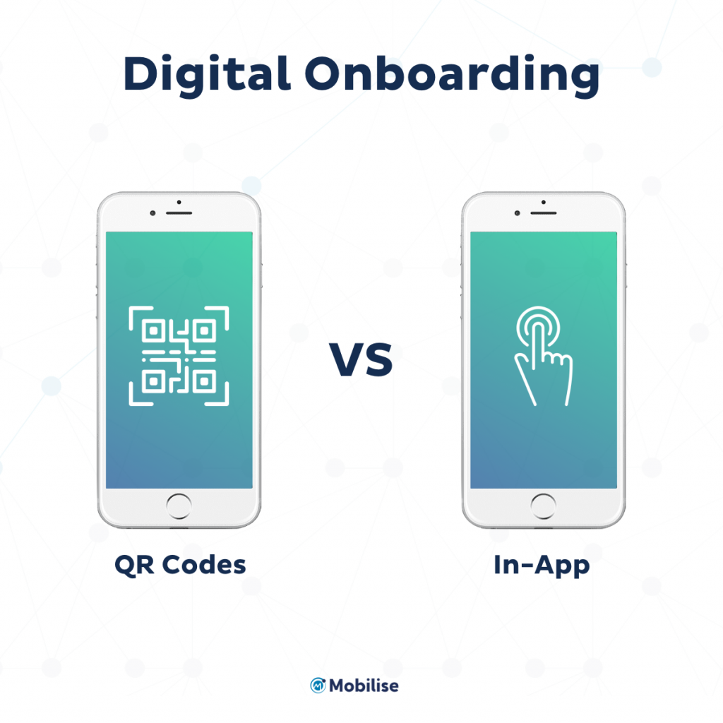 Digital Onboarding: In-app Provisioning vs QR Codes | Mobilise Global